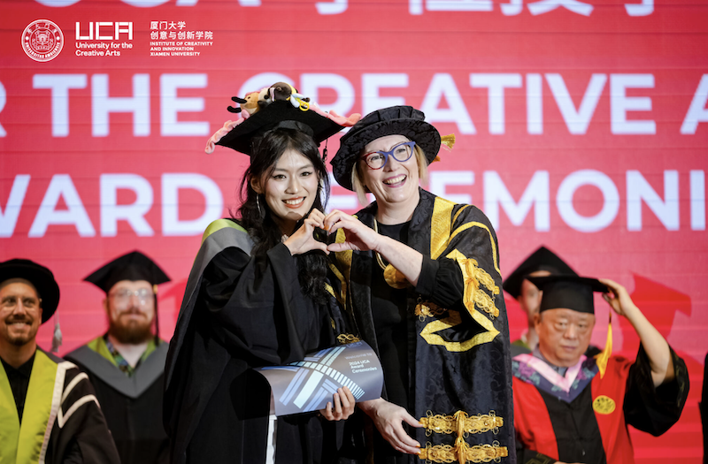 UCA and ICI celebrate first graduation | University for the Creative Arts