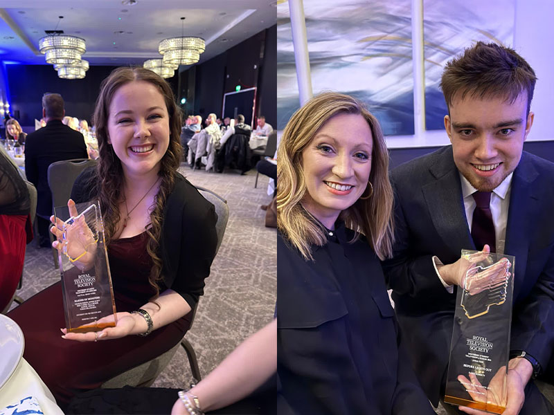 Students celebrate wins at RTS Student Awards 2026 | University for the ...